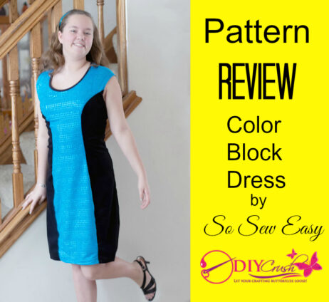 Pattern Review – So Sew Easy Color Block Dress Sewing Pattern - DIY Crush