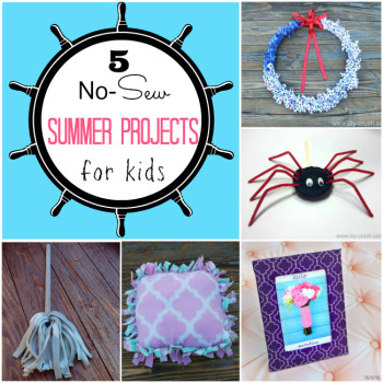 5 No-Sew Summer Projects For Kids - DIY Crush