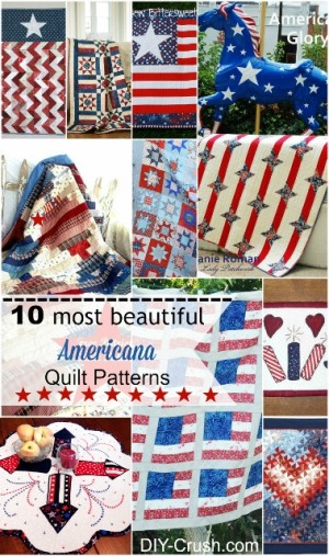 10 Most Beautiful Americana Quilt Patterns - DIY Crush