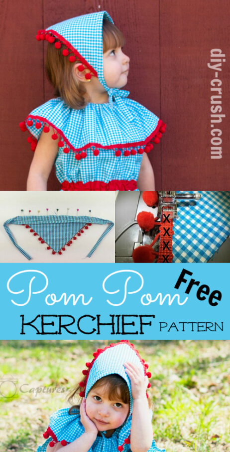 Pom Pom Kerchief Tutorial - DIY Crush