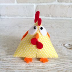 Free Easter Chick Sewing Patterns - DIY Crush