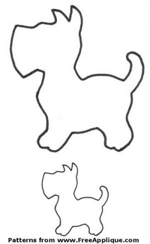 Free Dog Applique Patterns - DIY Crush